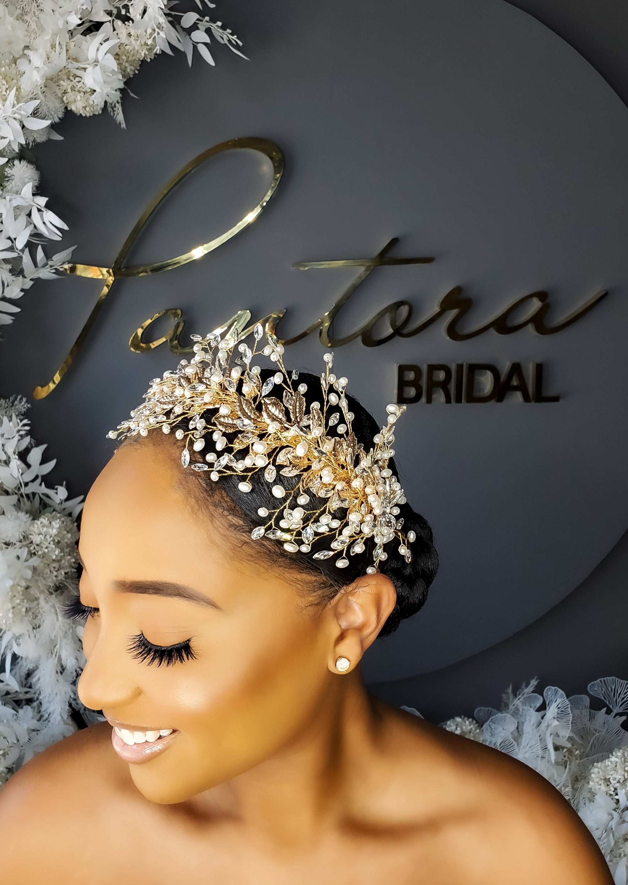 Jameson Bridal Headwear For Weddings - Pantora Inc.